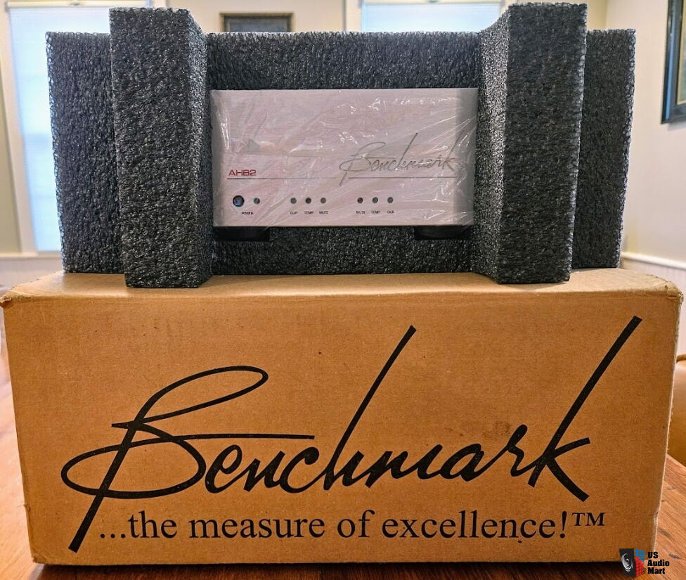Benchmark AHB2 w/ pair of Benchmark speaker cables For Sale - US Audio Mart