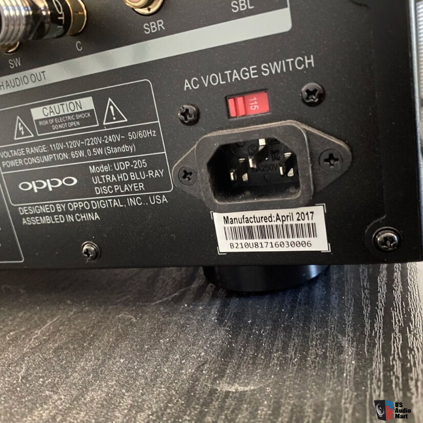 OPPO 205 THE VERY BEST! Reference 4K Audiophile DAC/BLU-RAY/SACD ...