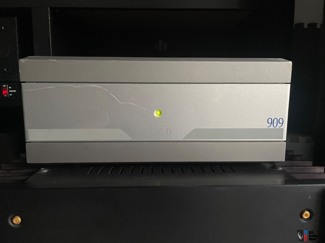 QUAD 909 British Stereo Power Amplifier 140Watts Per Channel Full Recap ...