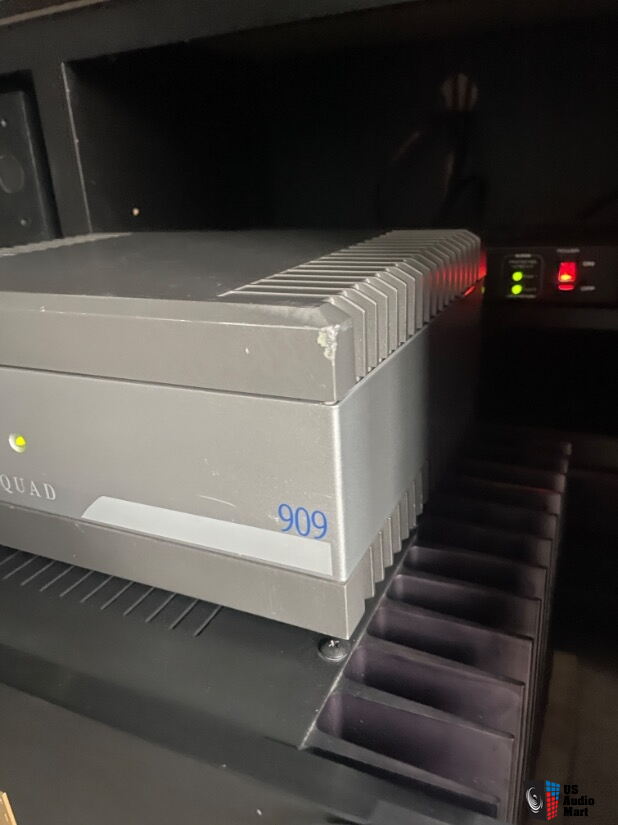 QUAD 909 British Stereo Power Amplifier 140Watts Per Channel Full Recap ...