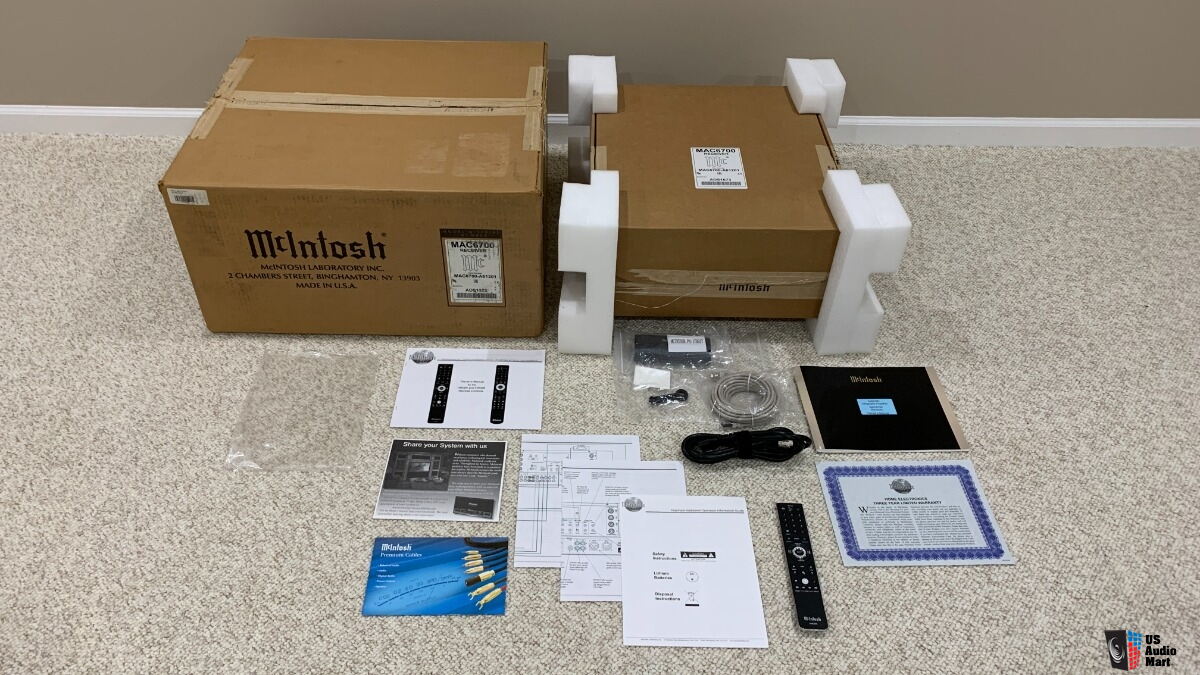 McIntosh MAC6700 Integrated Amplifier Receiver - MINT - FREE shipping ...