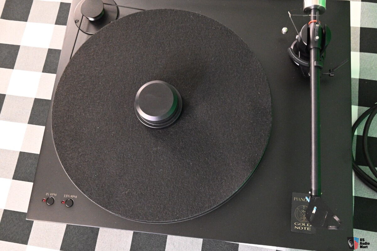 Gold Note Pianosa Turntable (Black), Gold Note PST-10 Turntable Power ...