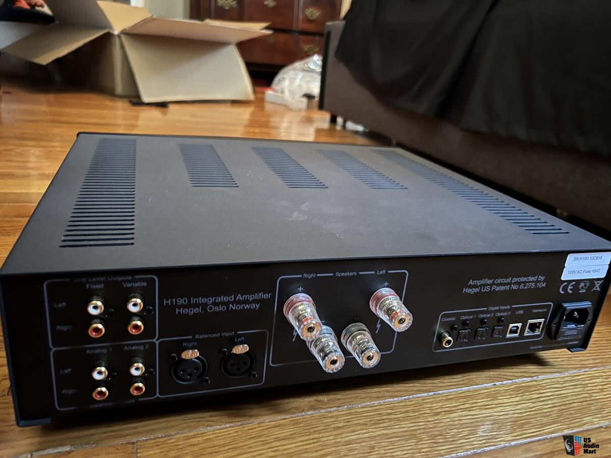 Hegel H190 Integrated Amp, DAC, Streamer (Black) - Updated with ...