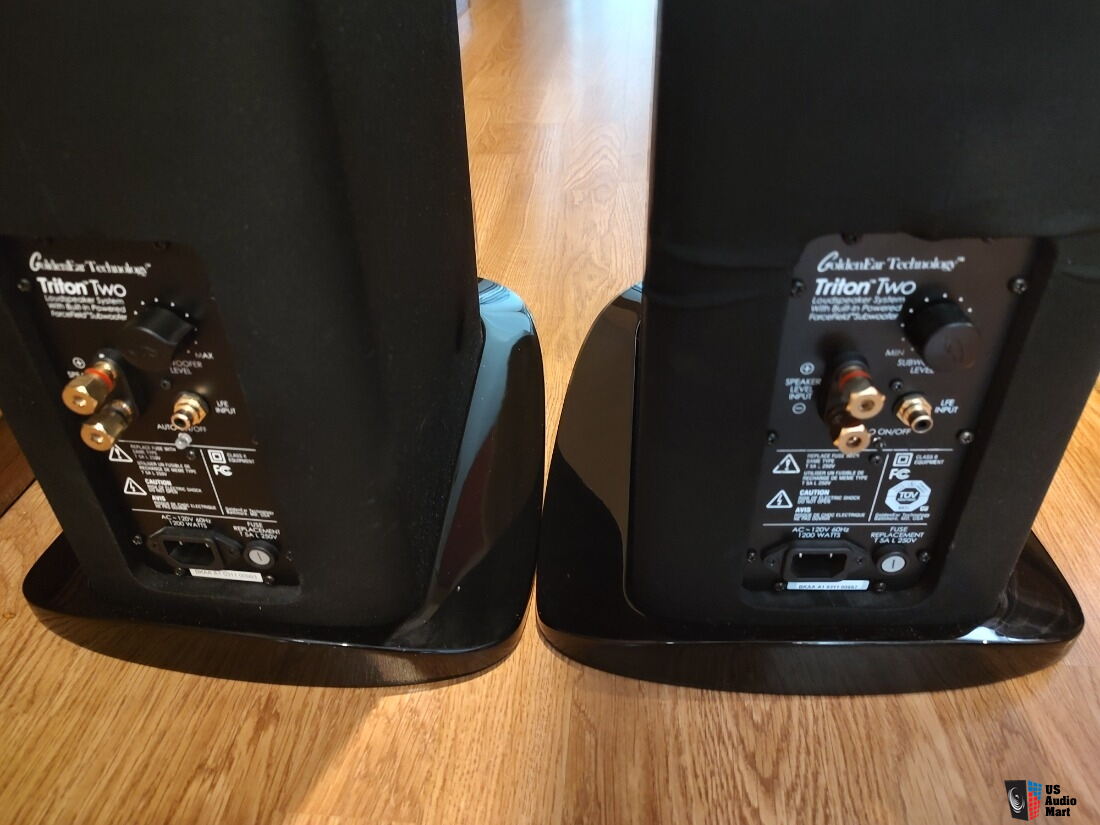 Goldenear Triton 2 speakers with 1200W built in subs For Sale - US ...