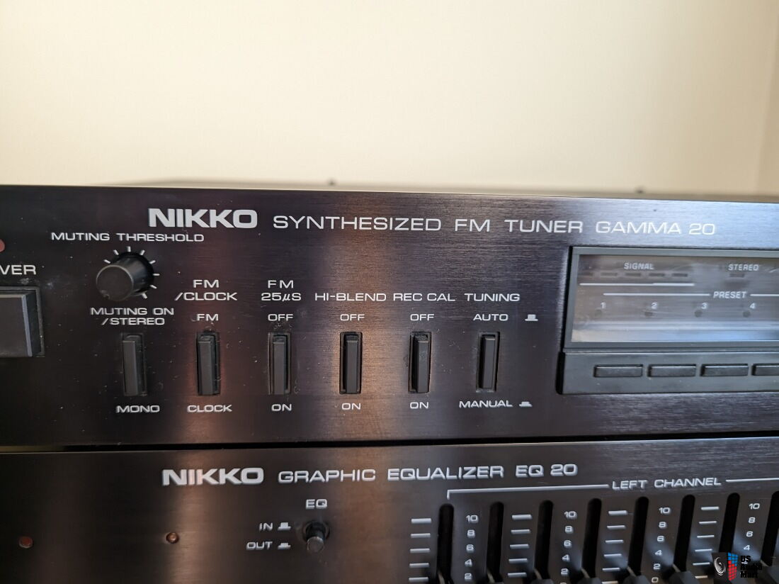 EX Nikko Stereo Separates (Alpha 220, Beta 20, Gamma 20, EQ 20) Photo ...