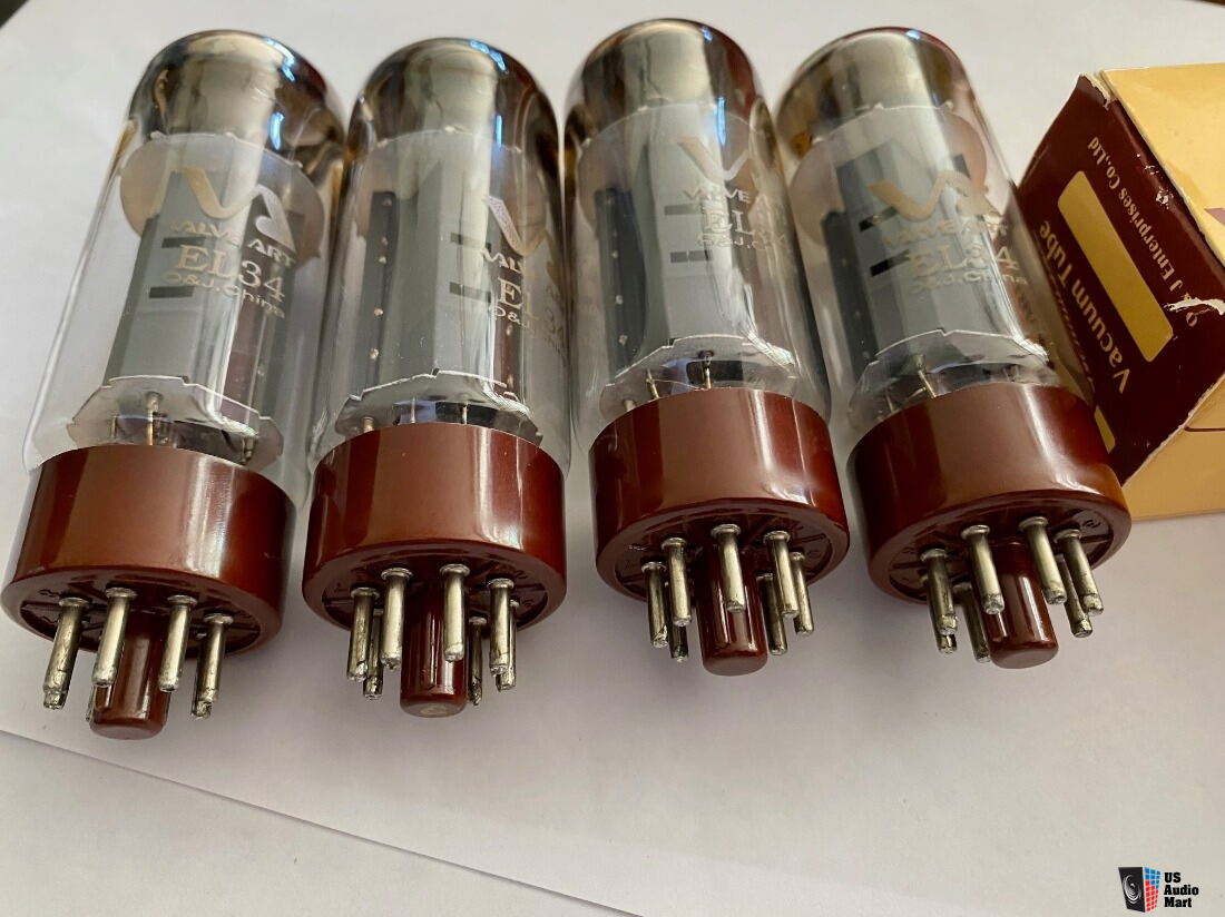 Quad EL34 Valve Art Tubes Photo #4565683 - US Audio Mart