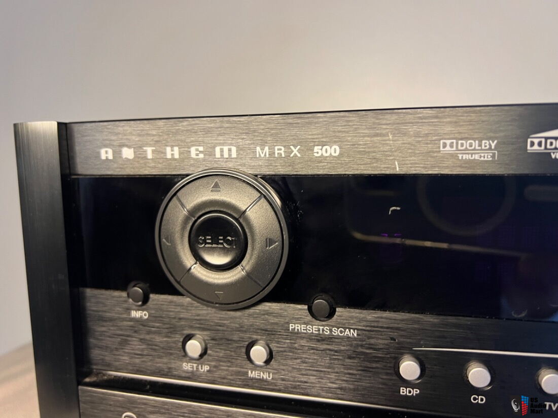 Anthem MRX 500, 7-channel A/V receiver 100 watts per channel, perfect ...