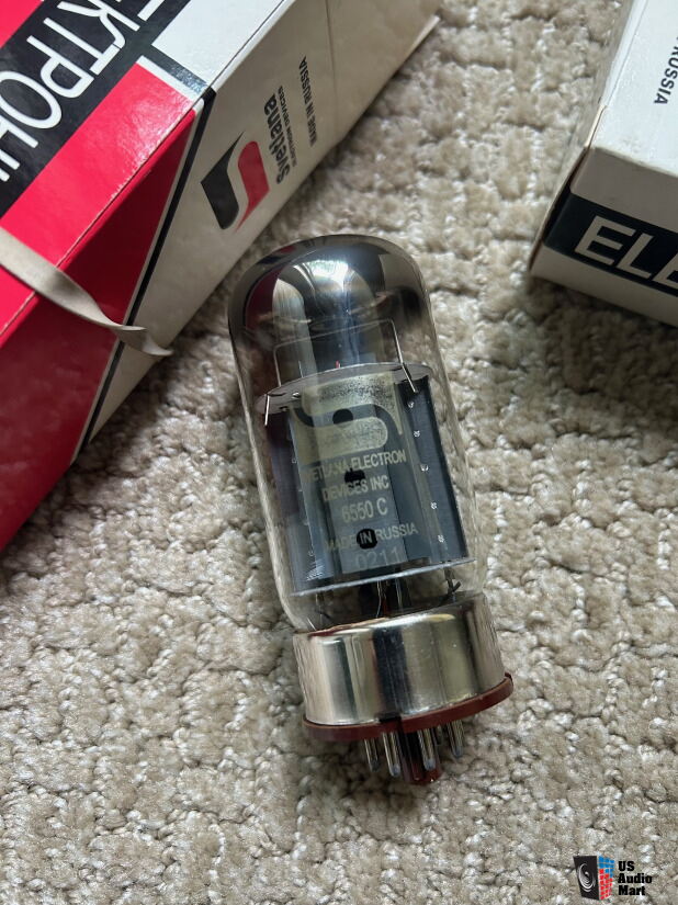 Svetlana SV6550C Vaccuum Tube Matched Pair NOS - KT88 For Sale - US ...