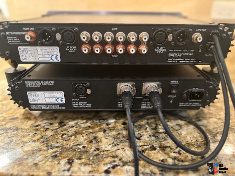 SimAudio Moon P-5 Dual Mono Preamp with PS-5 Separate Power Supply ...