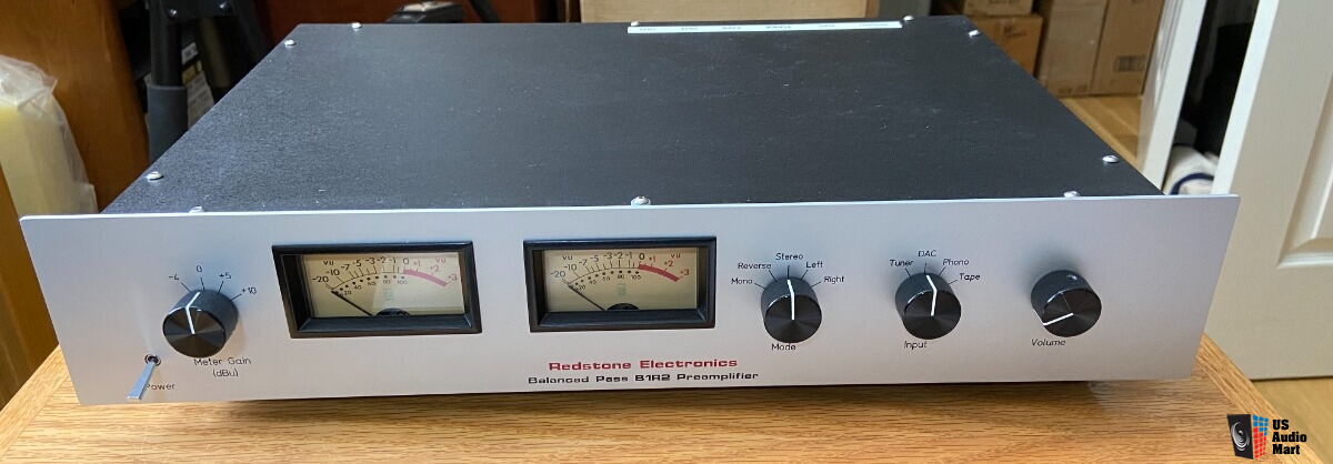 Custom Pass B1R2 fully balanced preamp with VU meters Photo #4576352 ...