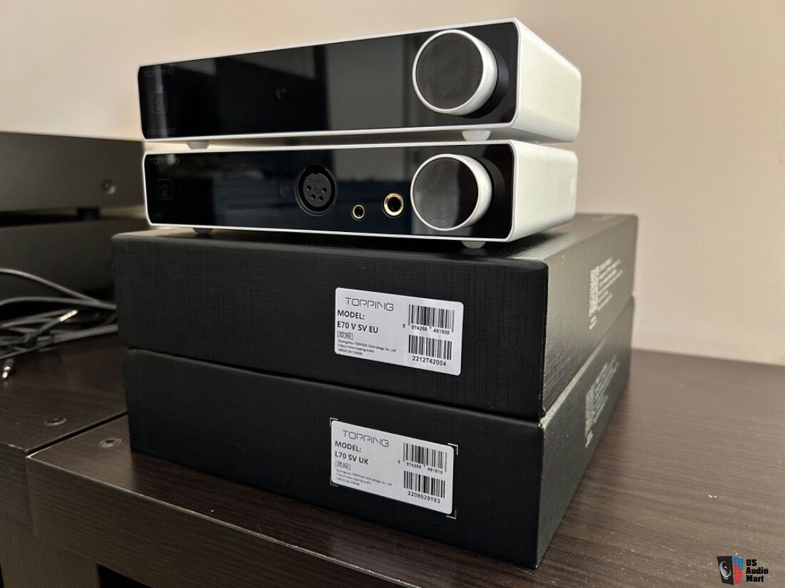 Topping E70 Velvet + L70 Stack with Apos Flow XLR's Photo #4578005 - US ...