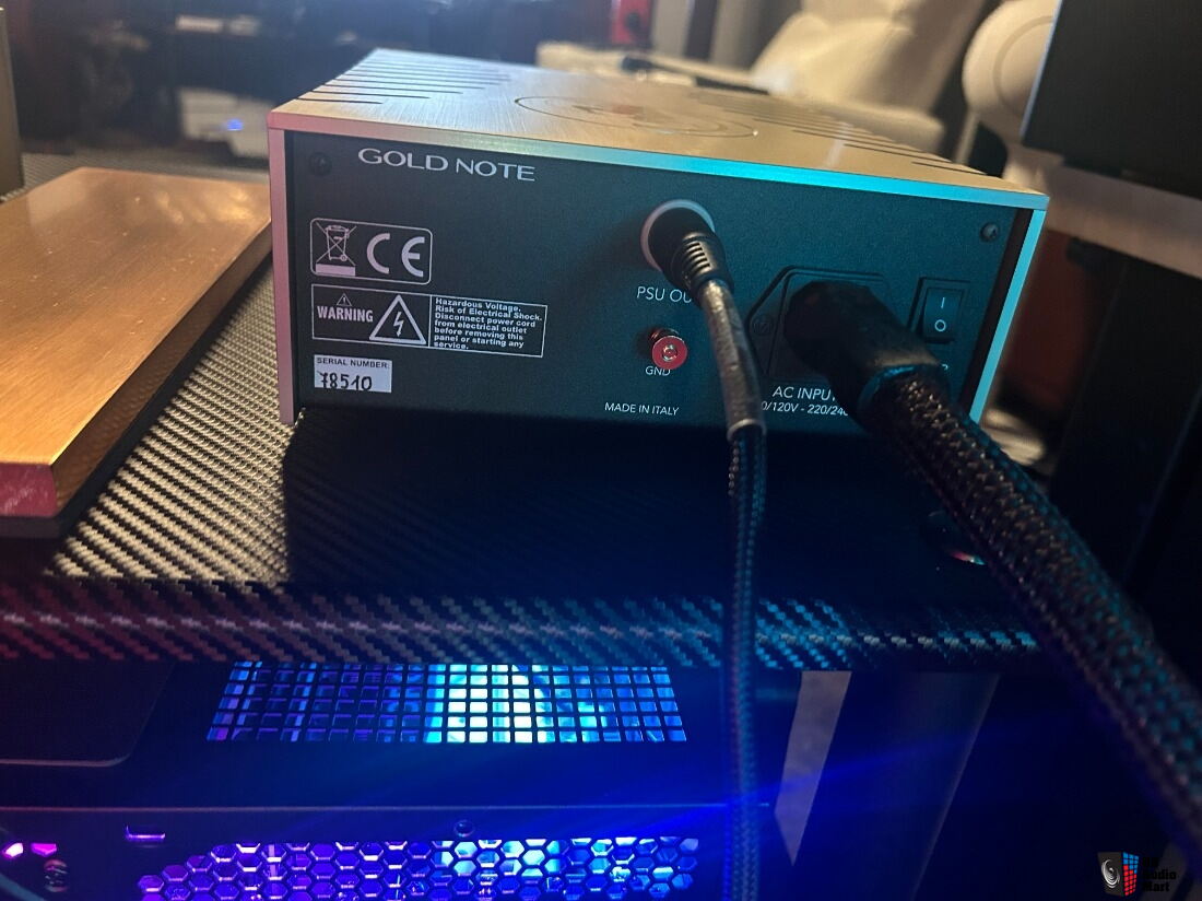 Gold Note DS-10 & PSU-10 EVO Combo DAC - Headphone Amplifier - PreAmp ...