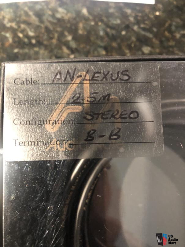 Audio Note UK AN-Lexus LX 96 strand speaker cables 2.5M banana to ...