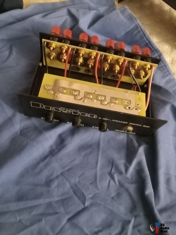 Bryston 3-way Speaker switch box Photo #4581648 - US Audio Mart