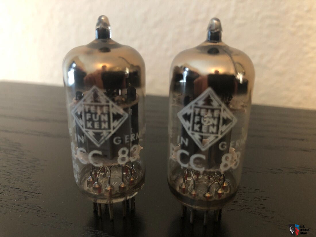Telefunken 12AX7 / ECC83 Tubes (1-pr.) " 1967 Rare Made By Mullard ...