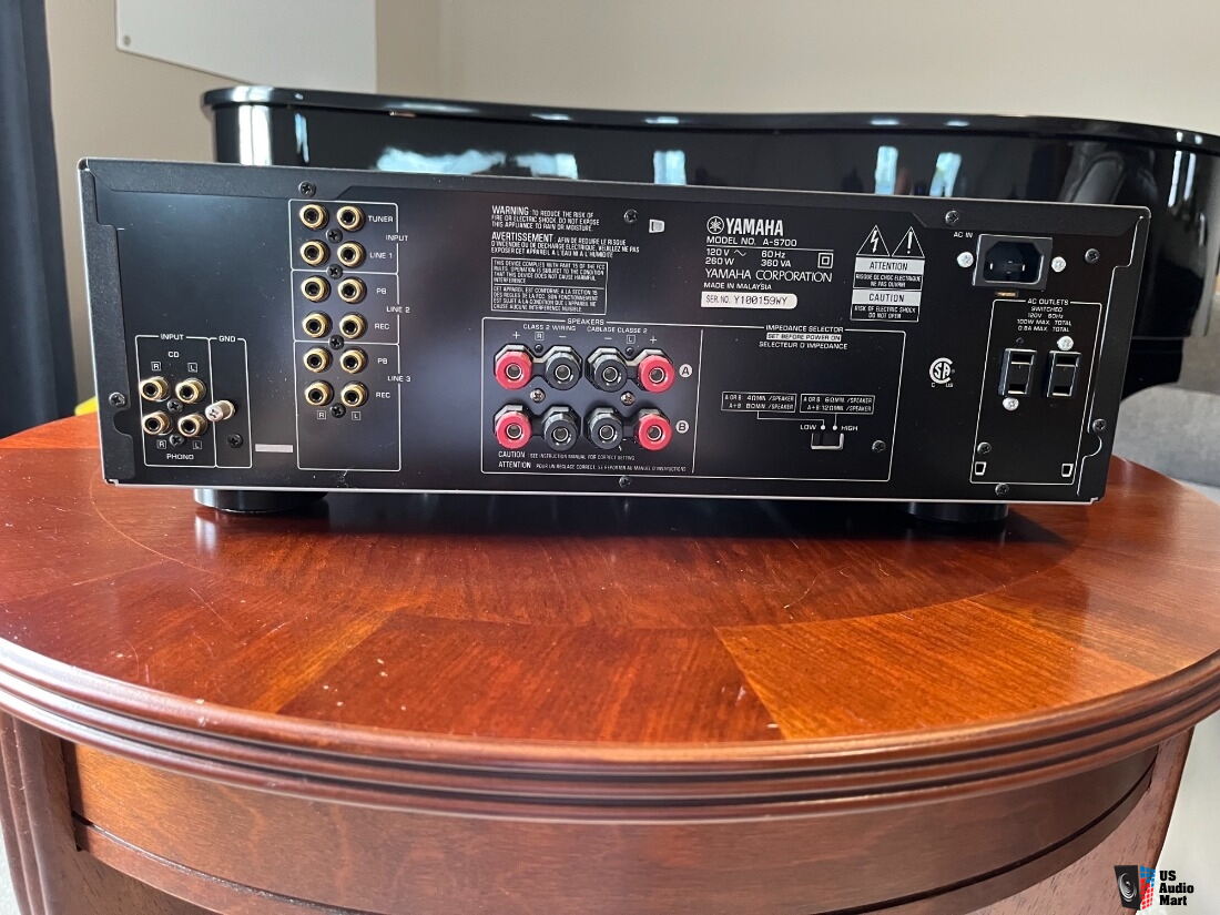 Yamaha A-S700 Integrated amp with Phono input Photo #4583524 - US Audio ...