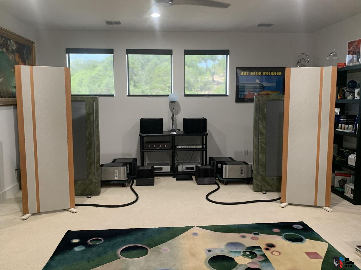 Magnepan 3.7i Speakers With Custom Mye Stands - Immaculate Photo ...