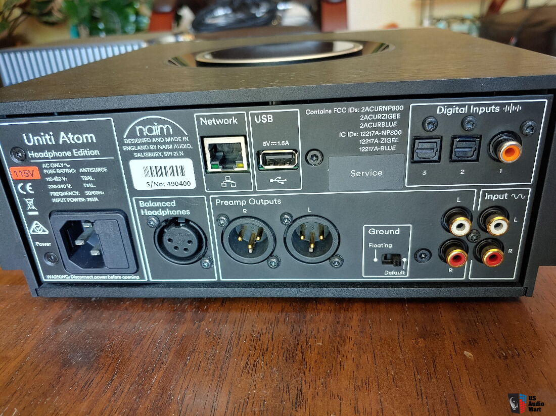 Naim Uniti Atom Headphone Edition Streaming DAC Preamplifier, Excellent ...