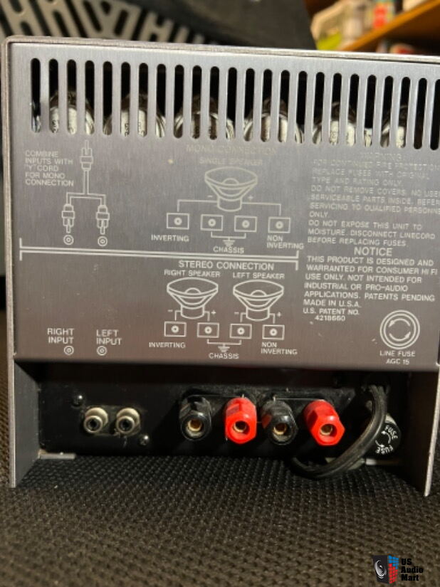 Carver m400t cube amp Photo #4591186 - US Audio Mart