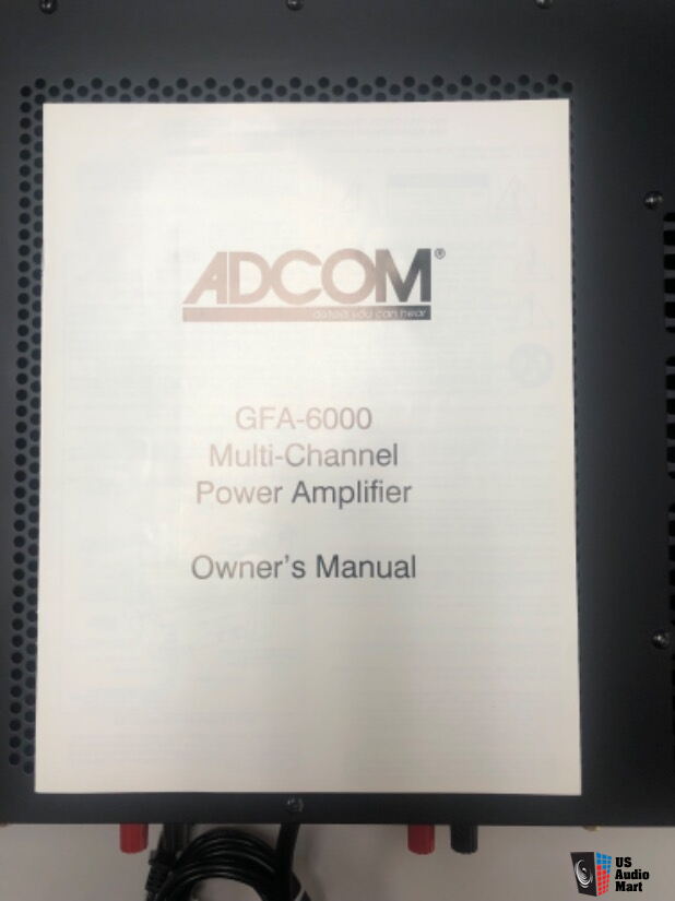 Adcom GFA-6000 5 channel amplifier Amazing like new Photo #4593263 - US ...