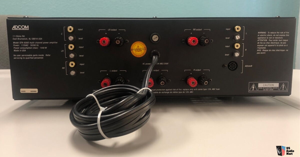 Adcom GFA-6000 5 channel amplifier Amazing like new Photo #4593263 - US ...