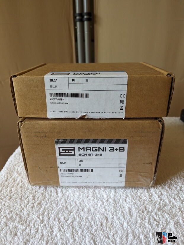 Schiit stack: Magni 3+ amp, Modi 3 DAC, Schelf, cables Photo #4593857 ...