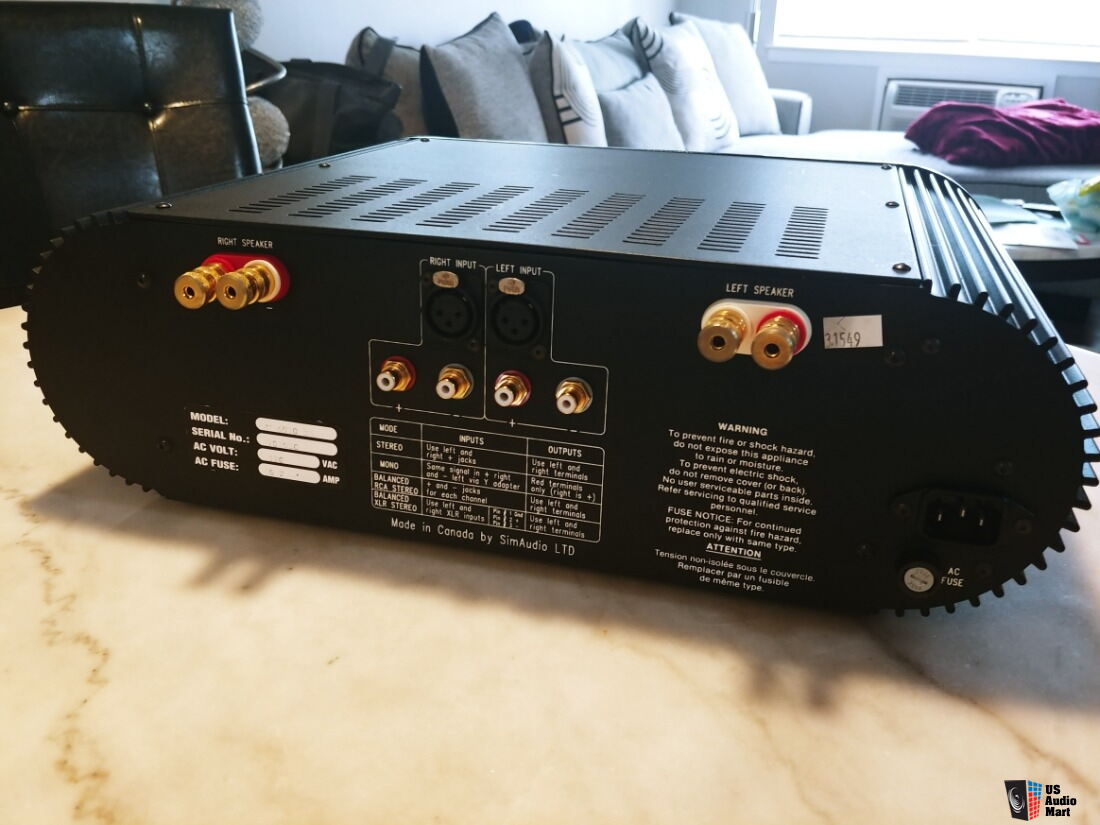 Sim Audio Celeste 4070se Amp Rarely Seen - Free Shipping Photo #4593917 ...