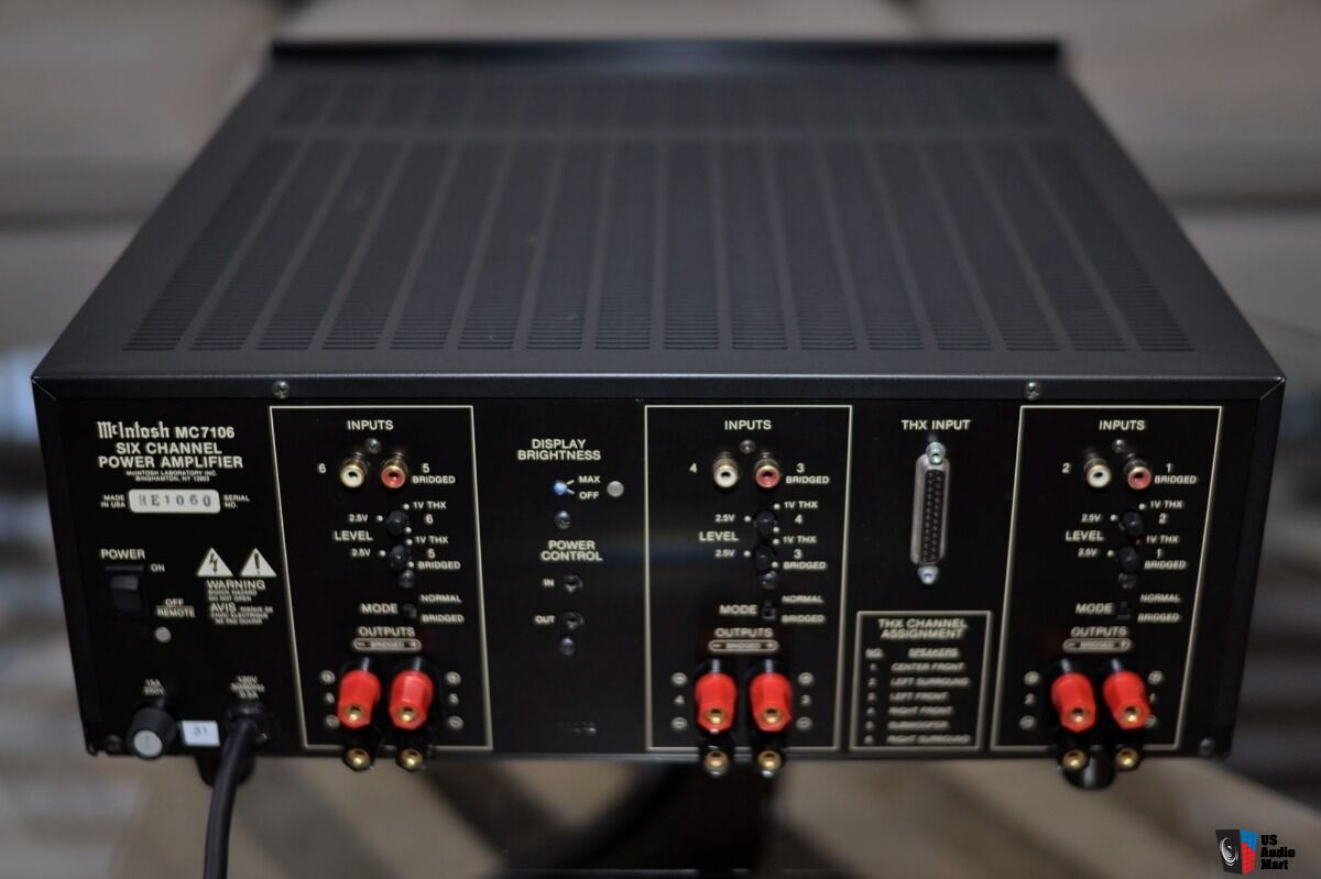 McIntosh MC7106 / 6 Channel Amplifier / Updated LED's Photo #4594519 ...