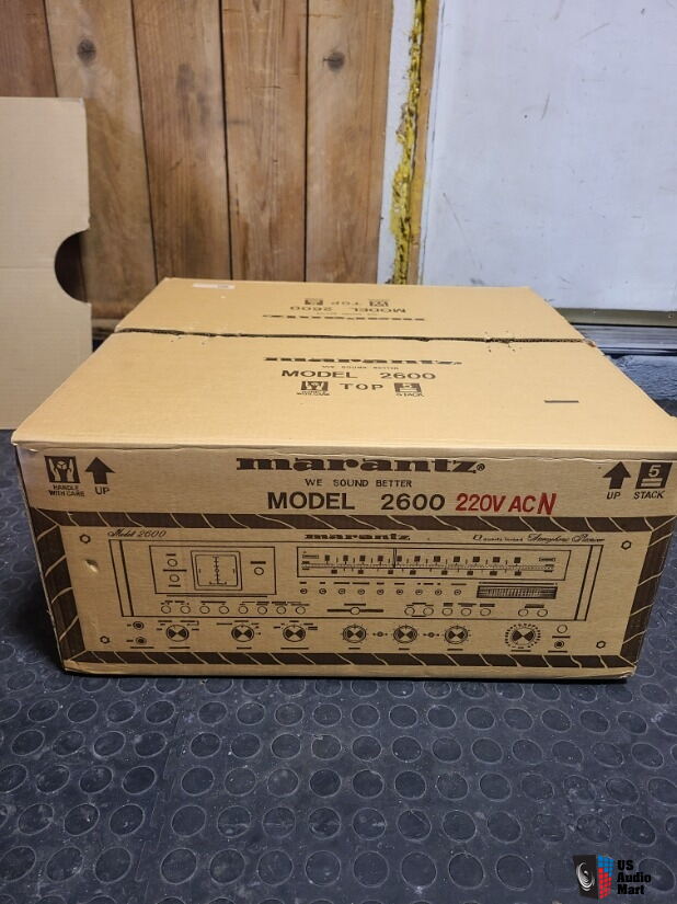 Marantz 2600 receiver with original box and manuals Photo #4595375 - US ...