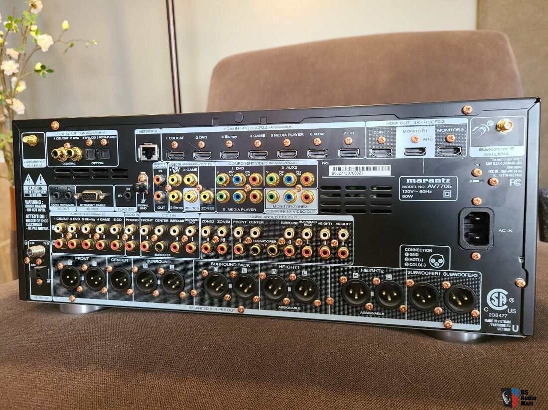 Marantz AV7705 Home Theater Processor / Preamp Photo #4595401 - US ...
