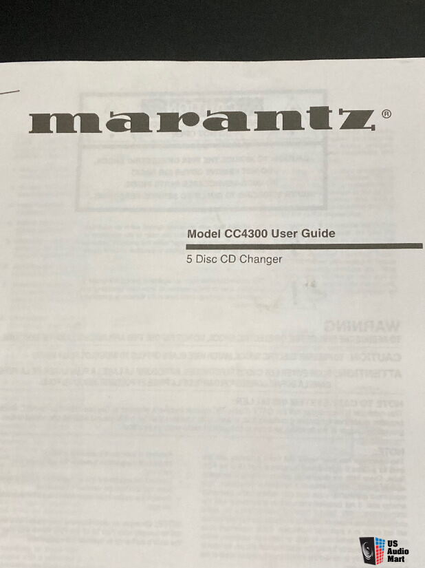 Marantz CC4300 5 Disc CD Changer Photo #4596489 - US Audio Mart