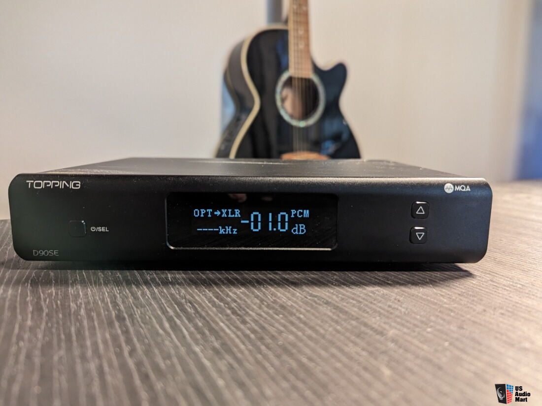 Topping D90SE MQA Full Balance HiFi DAC Black Photo #4596789 - US Audio ...