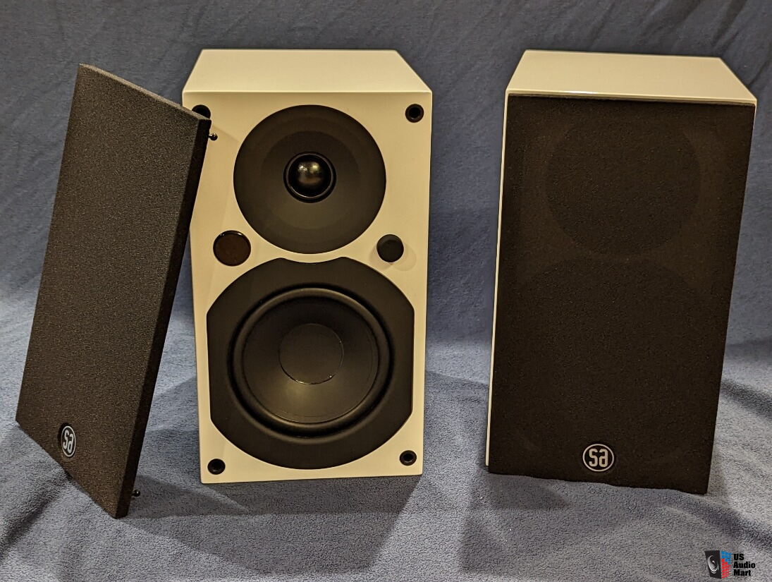SA Saxo 5 Active Speakers - White 2 way bookshelf - *New/Open Box ...
