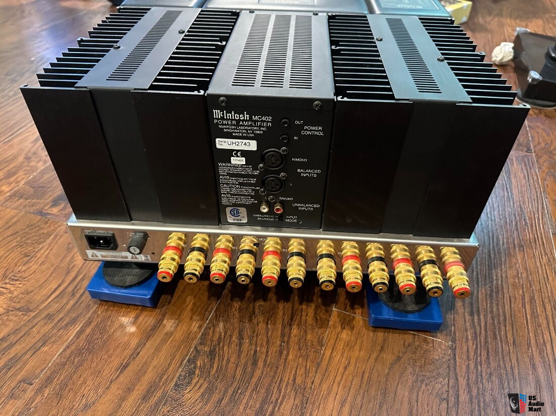 McIntosh MC402 - Great condition - includes original box, manual Photo ...