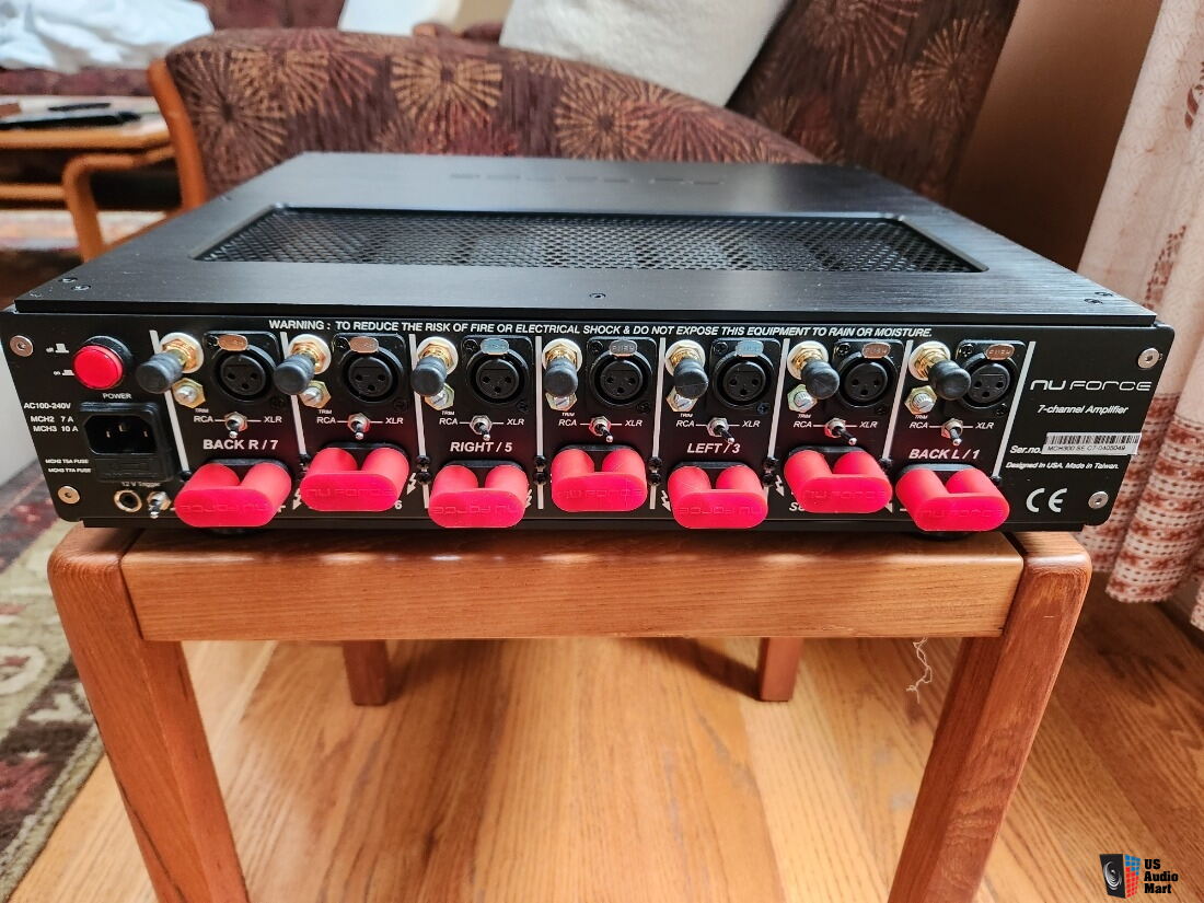 NuForce MCH-300SE-C7 7 CHANNEL CLASS D Amplifier - **PLEASE READ Photo ...