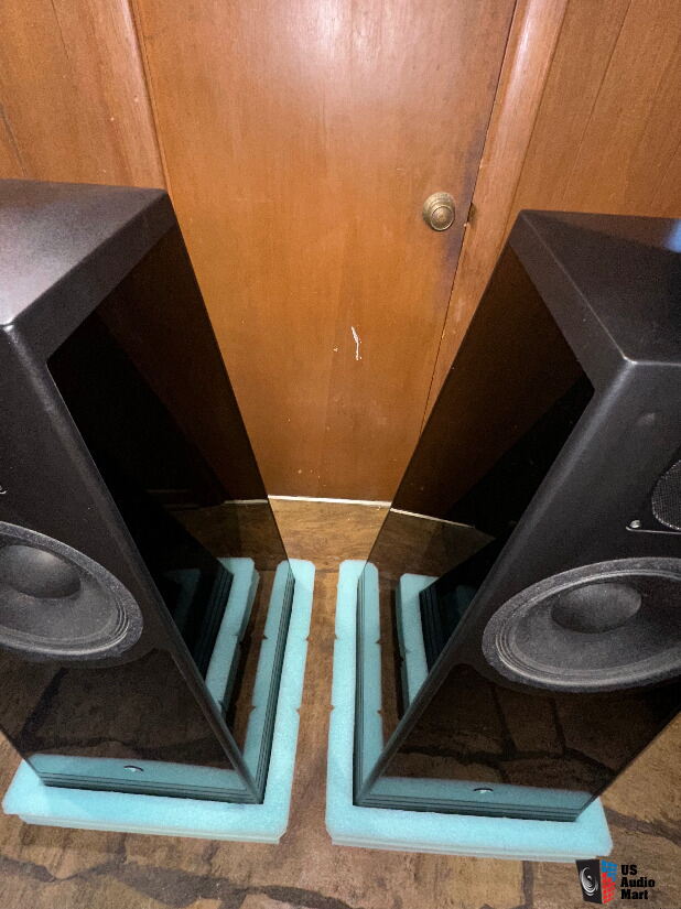 Talon Raven C speakers with original shipping crates. Piano Black Photo ...