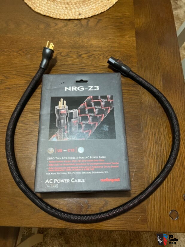 Audioquest NRG-Z3 power cord For Sale - US Audio Mart
