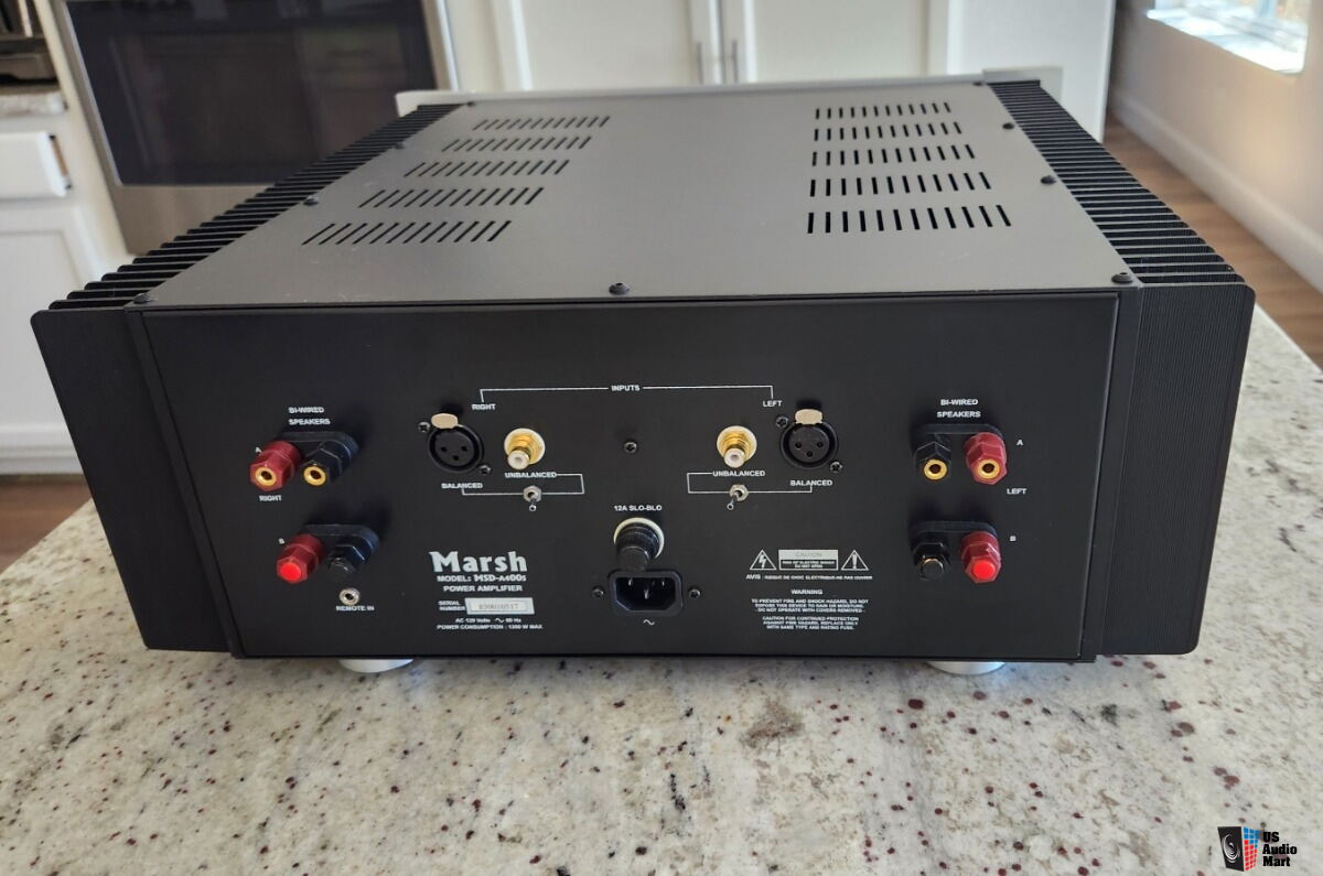 Marsh Sound Design A-400s 200 wpc single and balanced inputs Photo ...