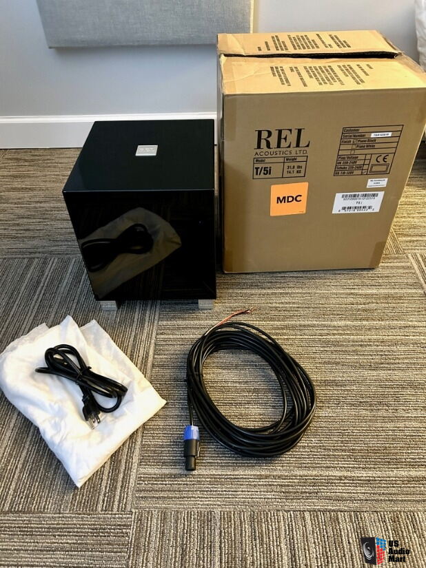 REL T5i Subwoofer - Gloss Black Photo #4608732 - US Audio Mart