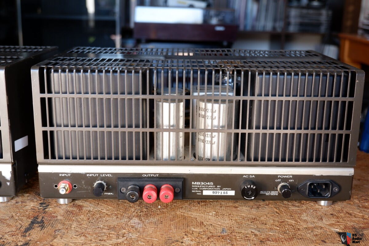 Luxman MB3045 Monoblock Power Amplifier (Pair) modified for KT88 ...