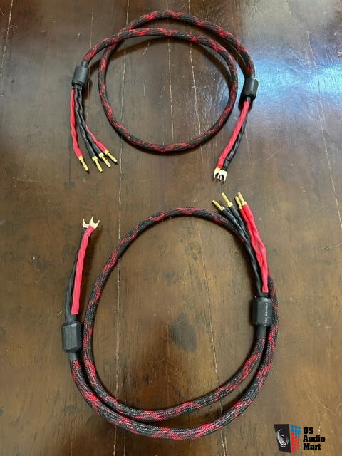 5 Foot Bi-Wire Speaker Cables Dealer Ad - UK Audio Mart