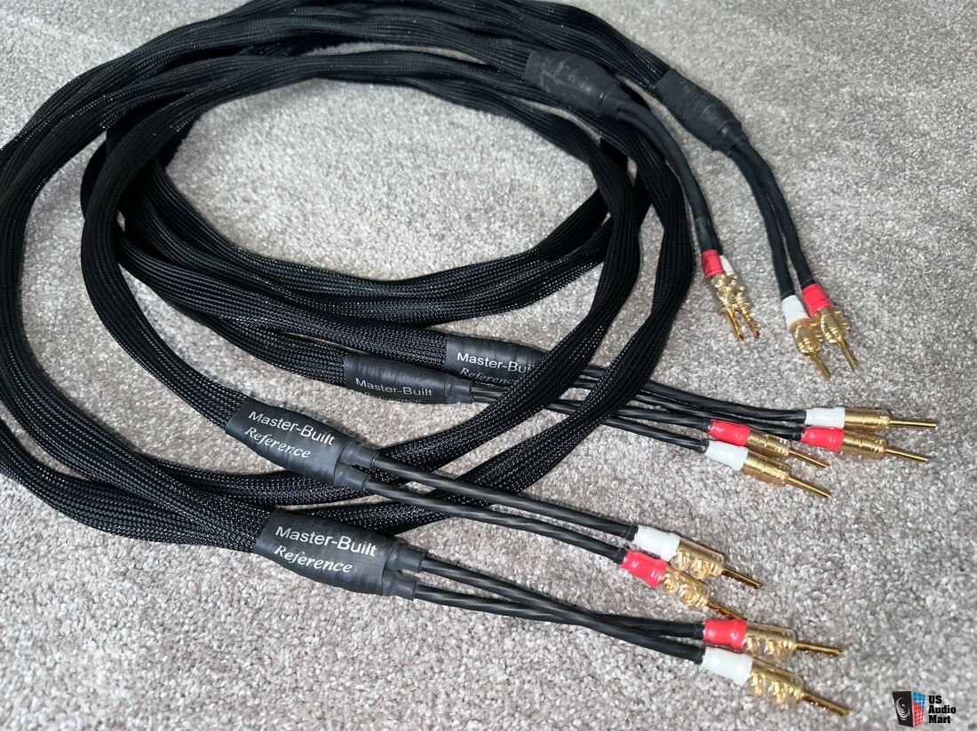 MASTER-BUILT REFERENCE Speaker Cables 2.5 M "bi-wire" set 'REVISED ...