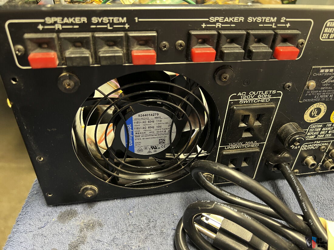 Marantz 2500 Receiver 250WPC Restored, Recapped, Serviced, LEDs Photo ...