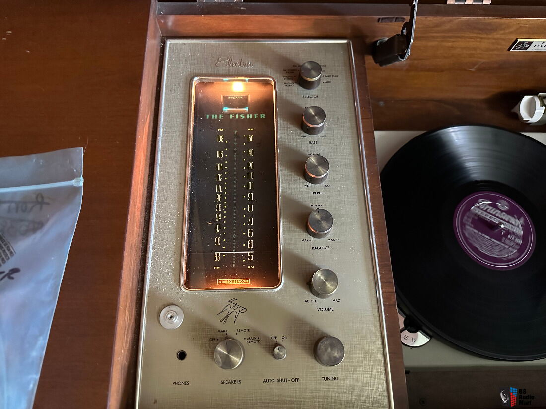 The Fisher Electra VIII console in working condition with 49-T, 49-A ...