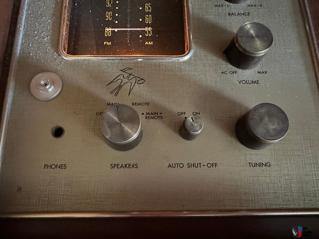 The Fisher Electra VIII console in working condition with 49-T, 49-A ...