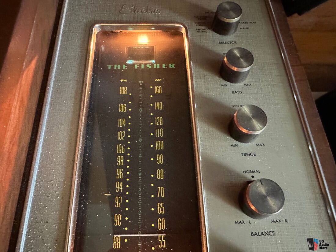 The Fisher Electra VIII console in working condition with 49-T, 49-A ...