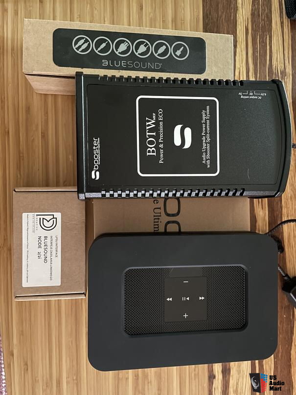 Bluesound Node 2i with Sbooster Power Supply For Sale - US Audio Mart