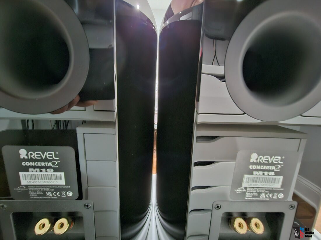 Revel M16 piano black bookshelf speakers in like-new condition Photo ...