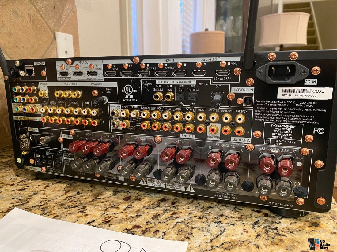 Pioneer SC-99 Audio Video Receiver (Dolby Atmos-4K) Photo #4614097 - US ...