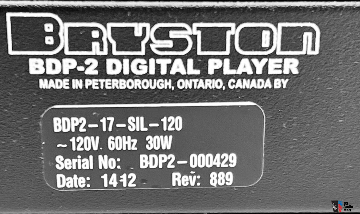 Bryston BDP-2 Photo #4614150 - US Audio Mart
